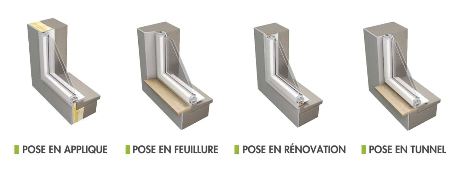 Les différents types de pose menuiserie par Batistyl Habitat